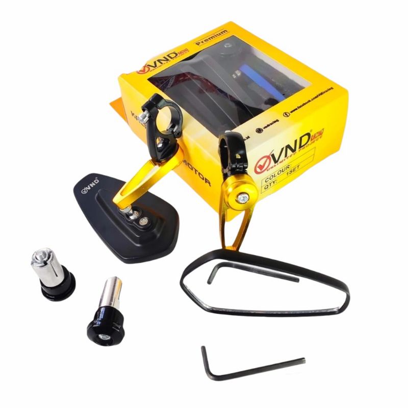 Jual Spion Jalu Stang Spion Bar End Oval VND Universal Nmax,Aerox,Pcx ...