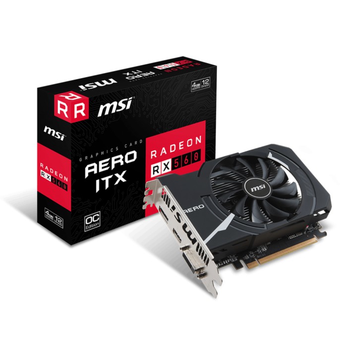 Jual MSI Radeon RX 560 4GB DDR5 - AERO ITX 4G OC | Shopee Indonesia