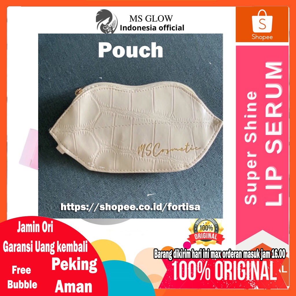 Jual POUCH MS Glow lips shine | Shopee Indonesia