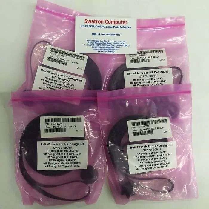 Jual Timing Belt A0 HP Designjet 500/510/510ps/800 C7770-6014 ...