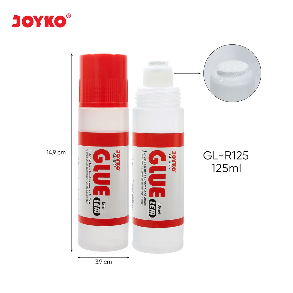 Jual Liquid Glue Lem Kertas Cair Joyko GL-R35 ~ R125 | Shopee Indonesia