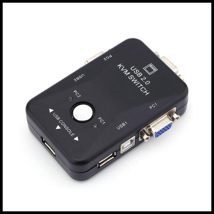 Jual Kvm Switch 2 Port Untuk Switch Vga Dan Usb Switch Vga Usb Shopee Indonesia