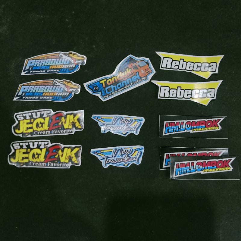 Jual Stiker Truk Oleng 10pcs Seri 1 | Shopee Indonesia