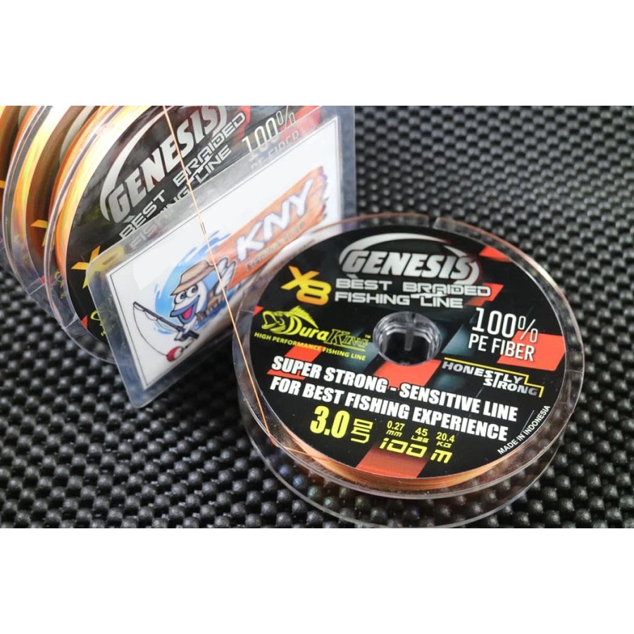Jual Benang Pancing Duraking Genesis PE 3 / 20.4 kg senar mancing IDOLA ...