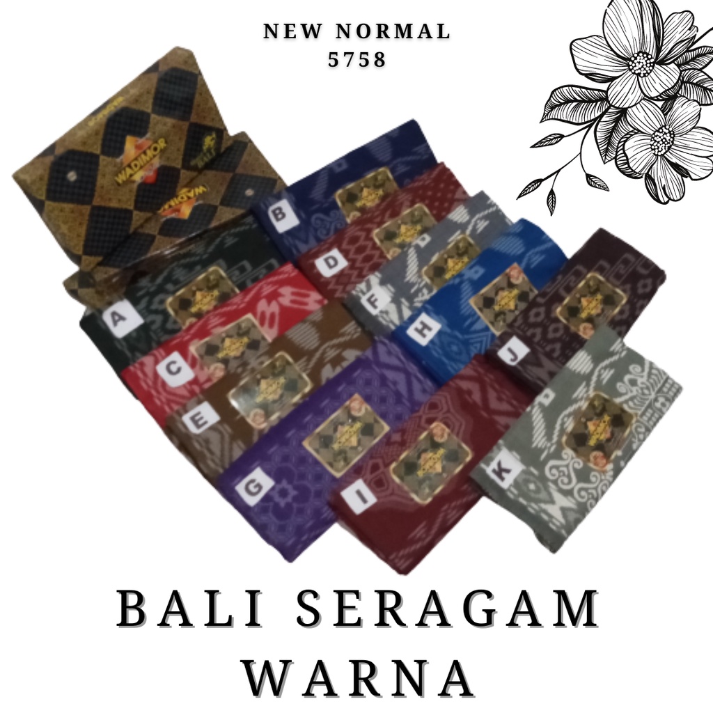 Jual Sarung Wadimor Motif BALI SERAGAM (Partai Grosir/Ecer Termurah ...