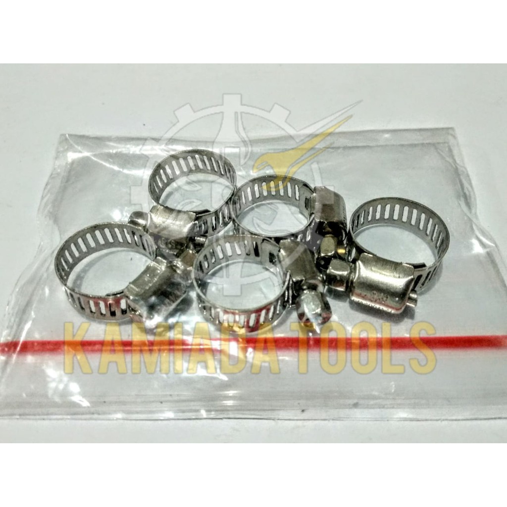 Jual Klem Selang/ Hose clamp 5/8" 5pcs/pack | Shopee Indonesia