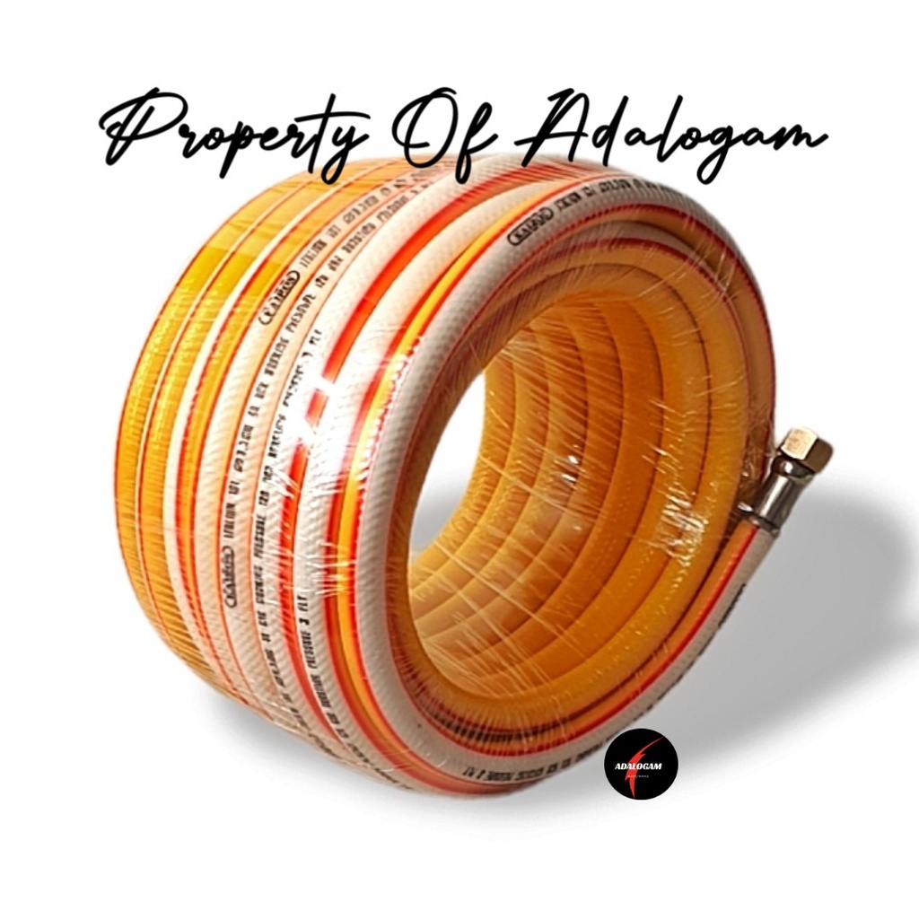 Jual Selang Kompresor Kuning 10 Meter - High Pressure Spray Hose ...