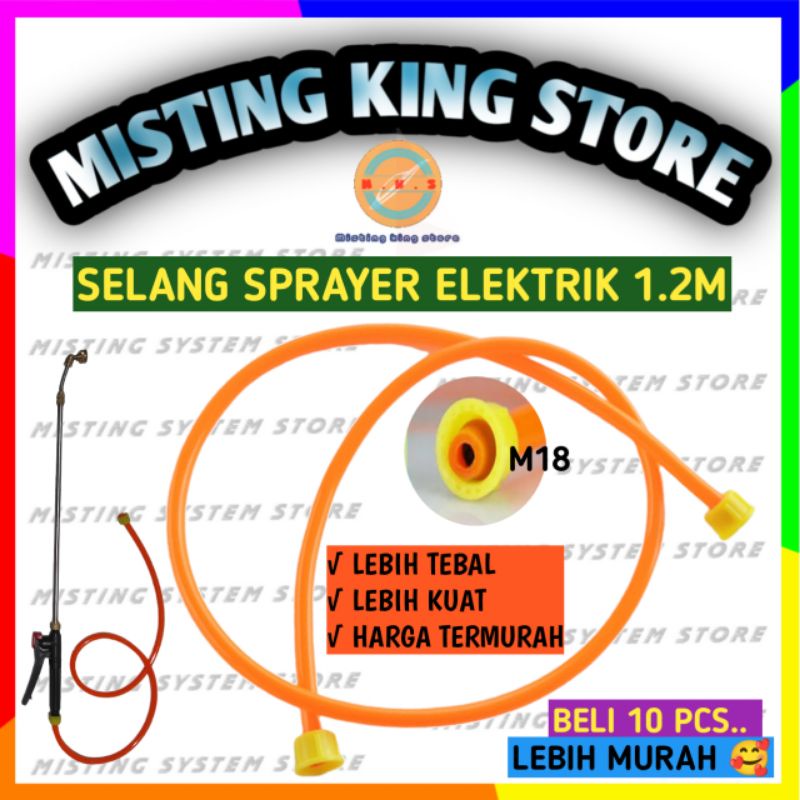 Jual SELANG SPRAYER ELEKTRIK / KNAPSACK SEMPROT SEMPROTAN HAMA 1.2 ...