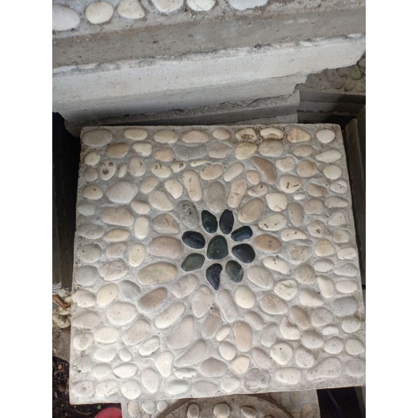Jual Steping Stone Pijakan Kaki Kotak putih diameter 30x30 Persegi ...