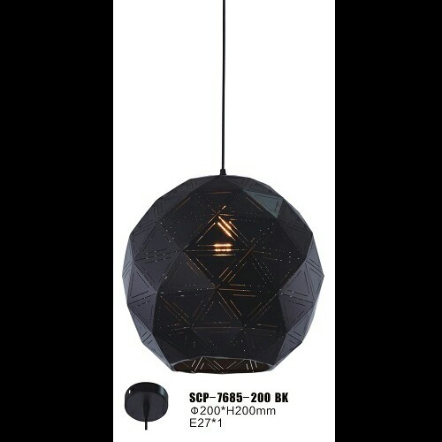 Jual Lampu Gantung SCP-7685-200-BK | Shopee Indonesia