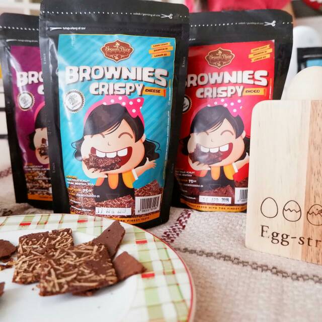 Jual Brownies Crispy Cheese Cemilan Enak Garing Kriuk Jajanan Makanan ...