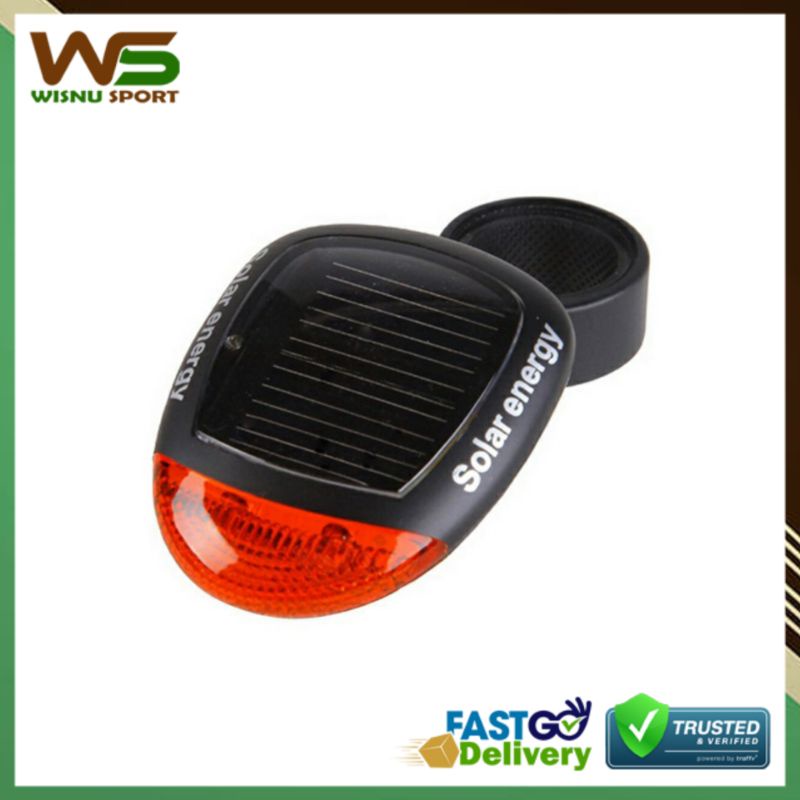 Jual Solar Bicyle Taillight Warning Light / Lampu Rambu Sepeda | Shopee ...