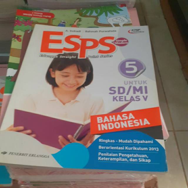 Jual BUKU ESPS BAHASA INDONESIA SD/MI KELAS 5.KTSP KURIKULUM 2013.ERLANGGA | Shopee Indonesia