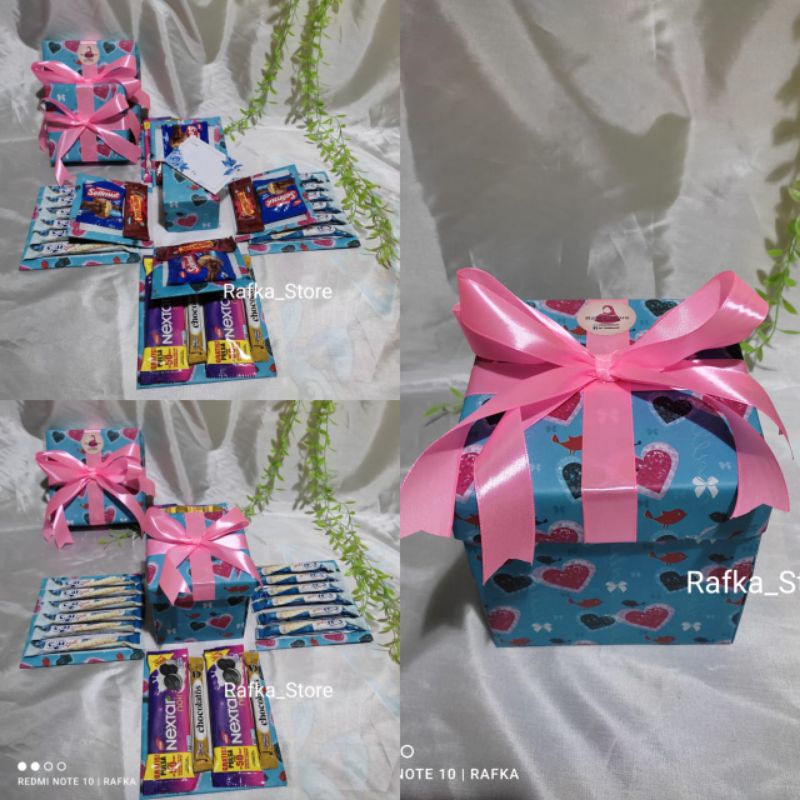 Jual SNACK BOX SURPRISE 2 TINGKAT/ HADIAH ULTAH/ HADIAH ULANG TAHUN ...