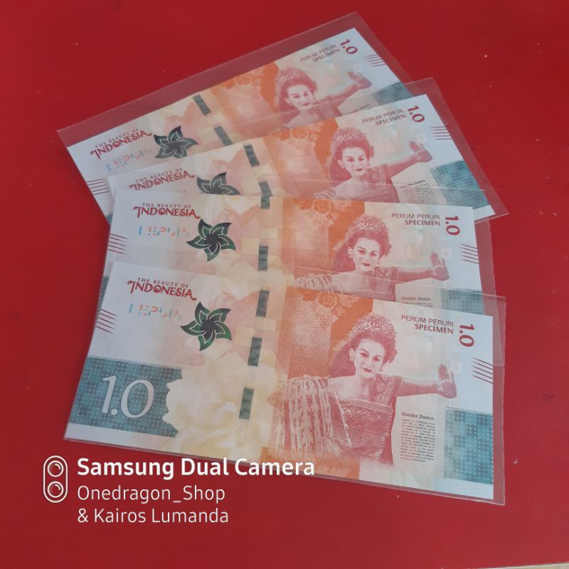 Jual Uang Kertas Testnote Test note Penari Bali PERUM PERURI SPECIMENT ...