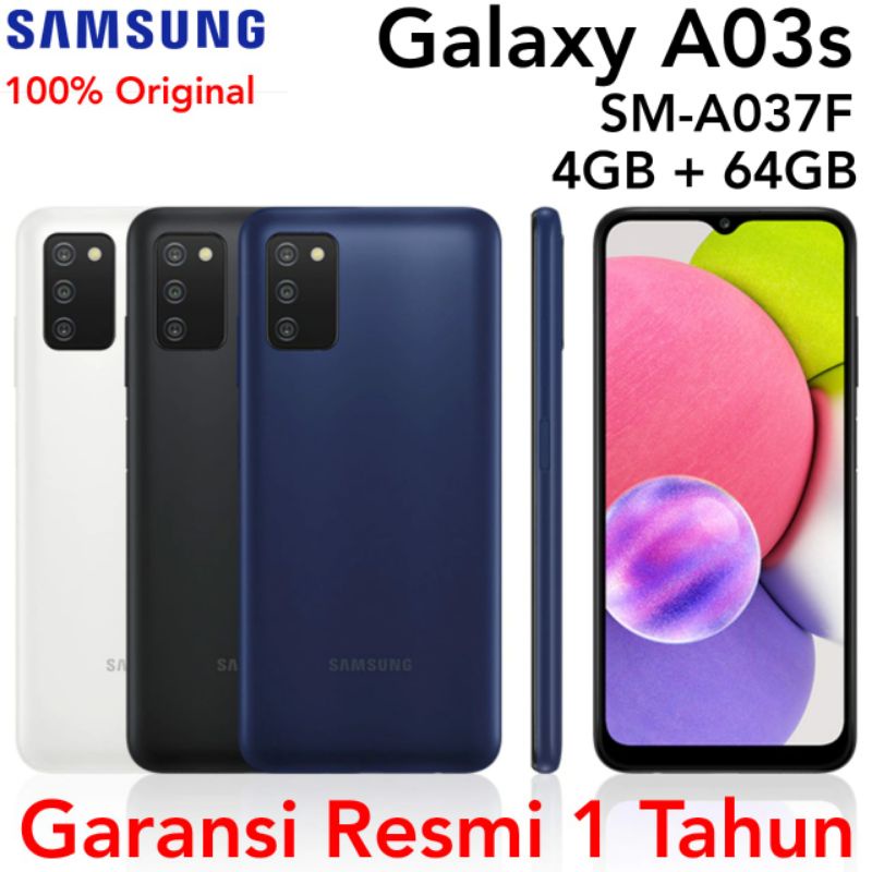 Jual Samsung Galaxy A03s 4/64 SM-A037F Garansi Resmi A03 S | Shopee ...