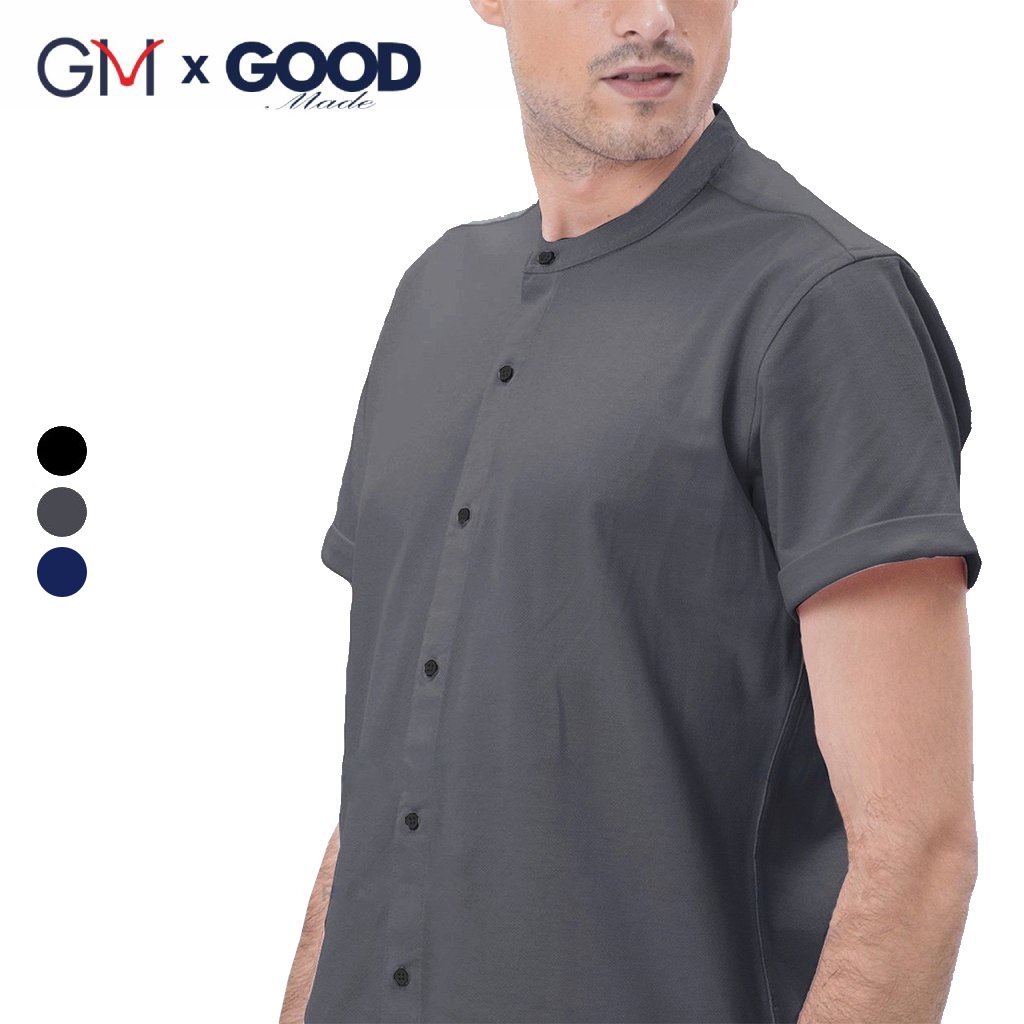 Jual GOOD MADE - Polo Shirt Pria Full Kancing | Kaos Polo | Kaos Polo ...