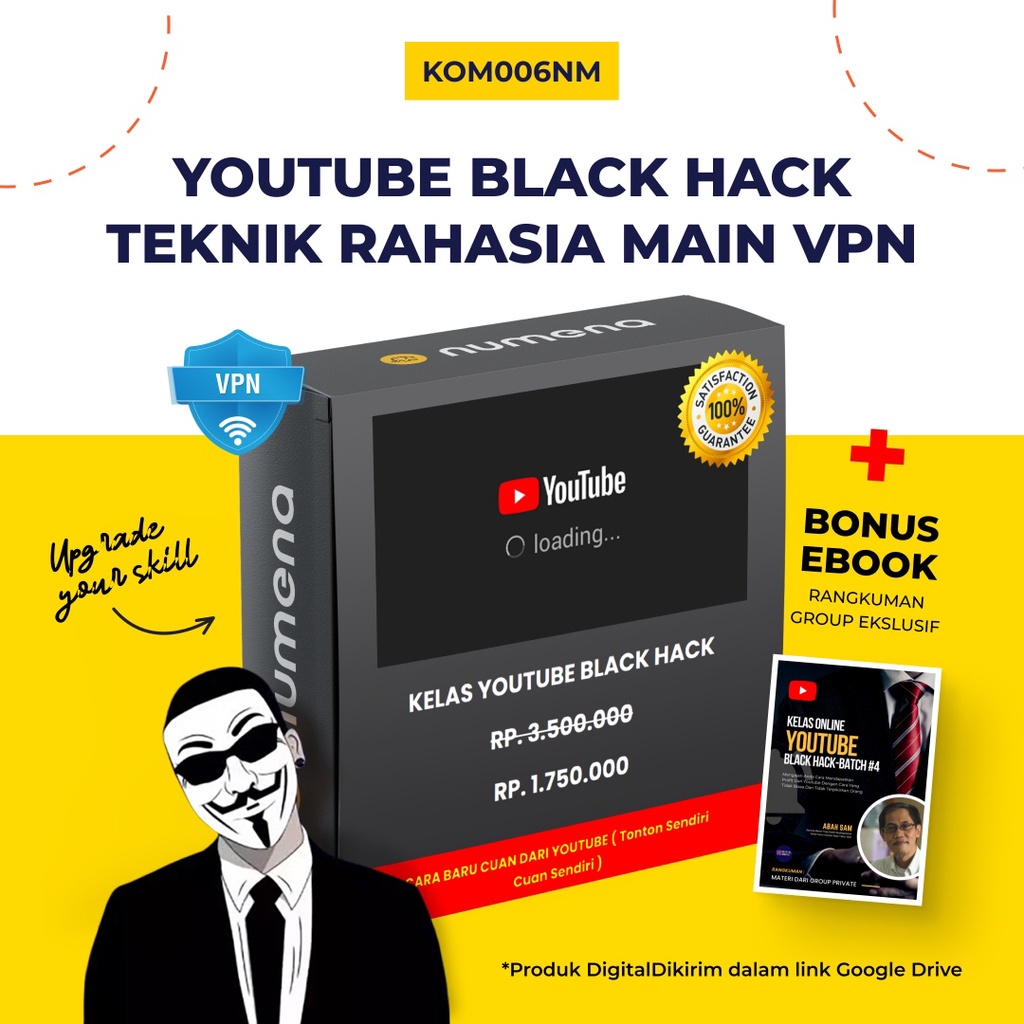Jual NEW!! Youtube Black Hack Teknik Rahasia Main VPN Edisi LENGKAP ...