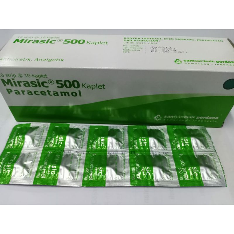 Jual Mirasic Kaplet 500mg 10's | Shopee Indonesia