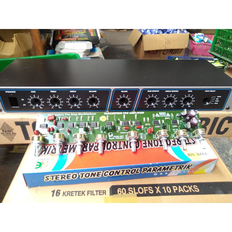 Jual Tone Control Stereo Parametrik Machintos Kit Dan Box Paket ...