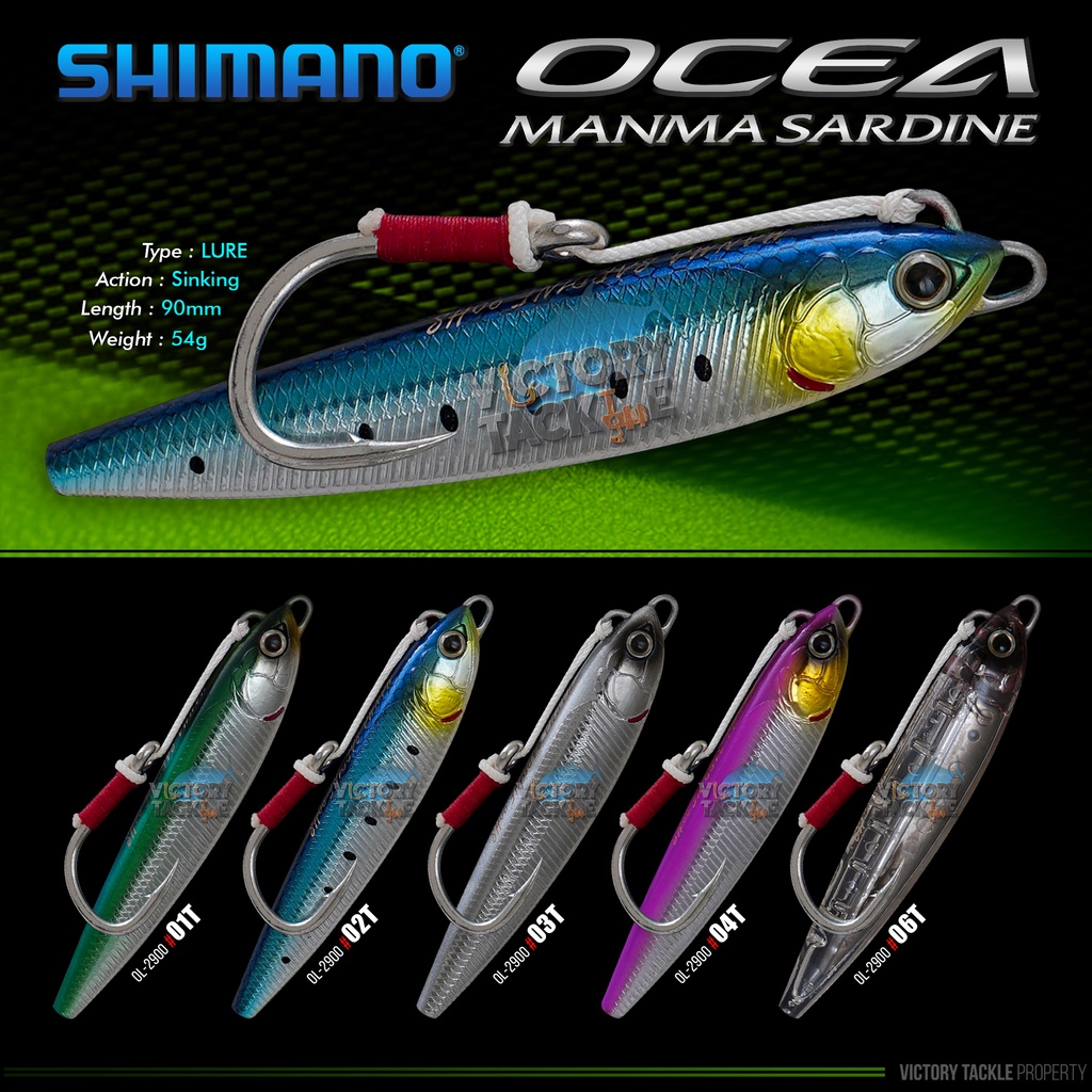 Jual Metal Jig SHIMANO OCEA MANMA SARDINE 90HS 54 GRAM OL-290Q | Shopee ...