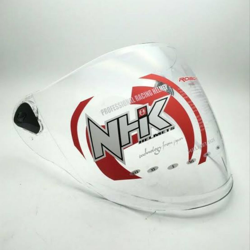 Jual TERMURAH VISOR NHK R6 ORIGINAL | KACA HELM HALF FACE ROAD FIGHTER ...