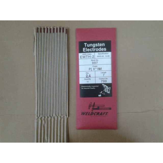 Jual Tungsten 2,4mm 2,4 mm Jarum Las Argon Stainless Steel 2.4mm 2.4 mm ...