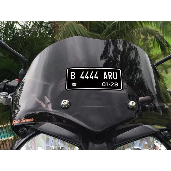 Jual Kl 5714- Sticker Cutting Visor Windshield Nmax Skotlet Plat Plate ...