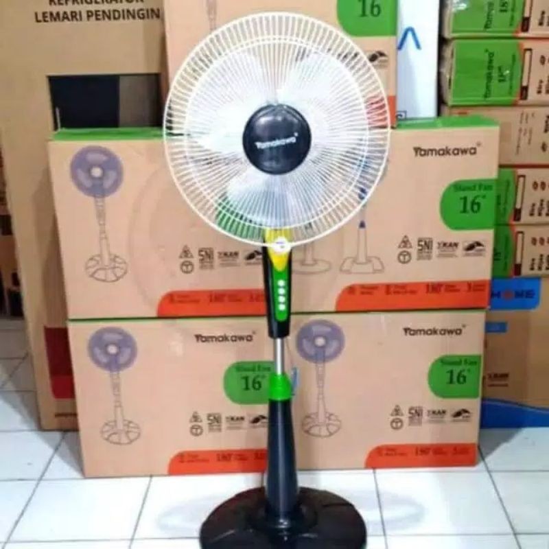 Jual Kipas Angin 16 Stand Fan Berdiri Awet Niko Kaki Bulat Silang Inch ...