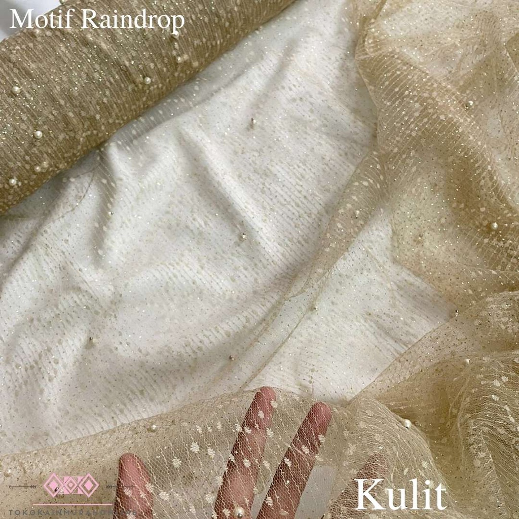 Jual Kain Soft Tulle Mutiara Pearl Bordir Glitter PANDORA PREMIUM SUPER ...