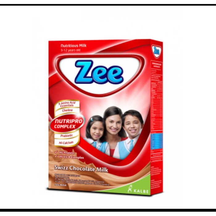 Jual Susu ZEE Reguler Swiss Chocolate Milk Box 350gr | Shopee Indonesia