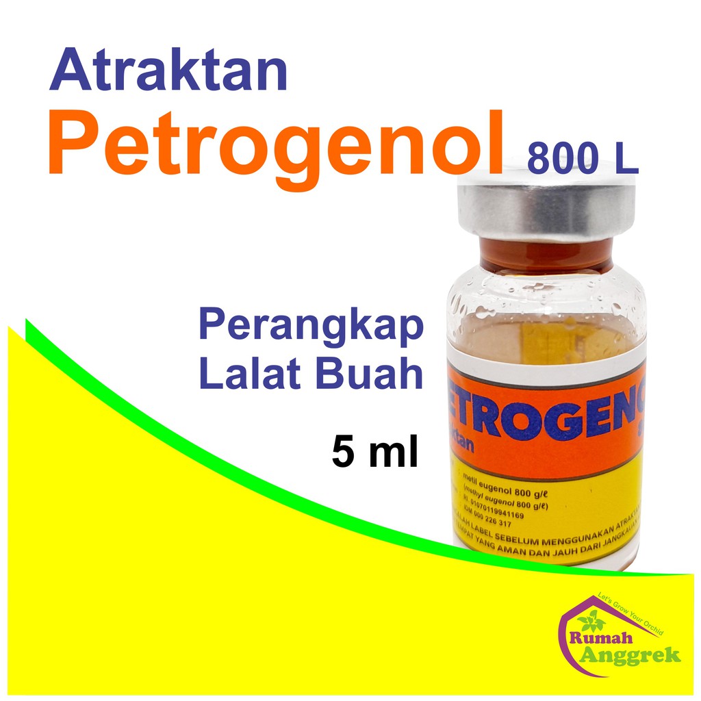 Jual Petrogenol 800 L 5 ml atraktan perangkap lalat buah pestisida obat ...