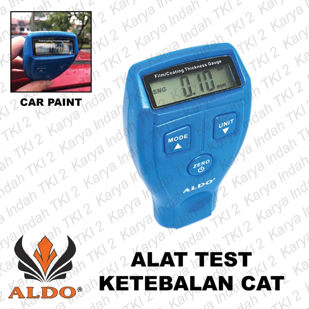 Jual Alat Test Ketebalan Cat ALDO Digital Mini Coating Thickness Gauge ...