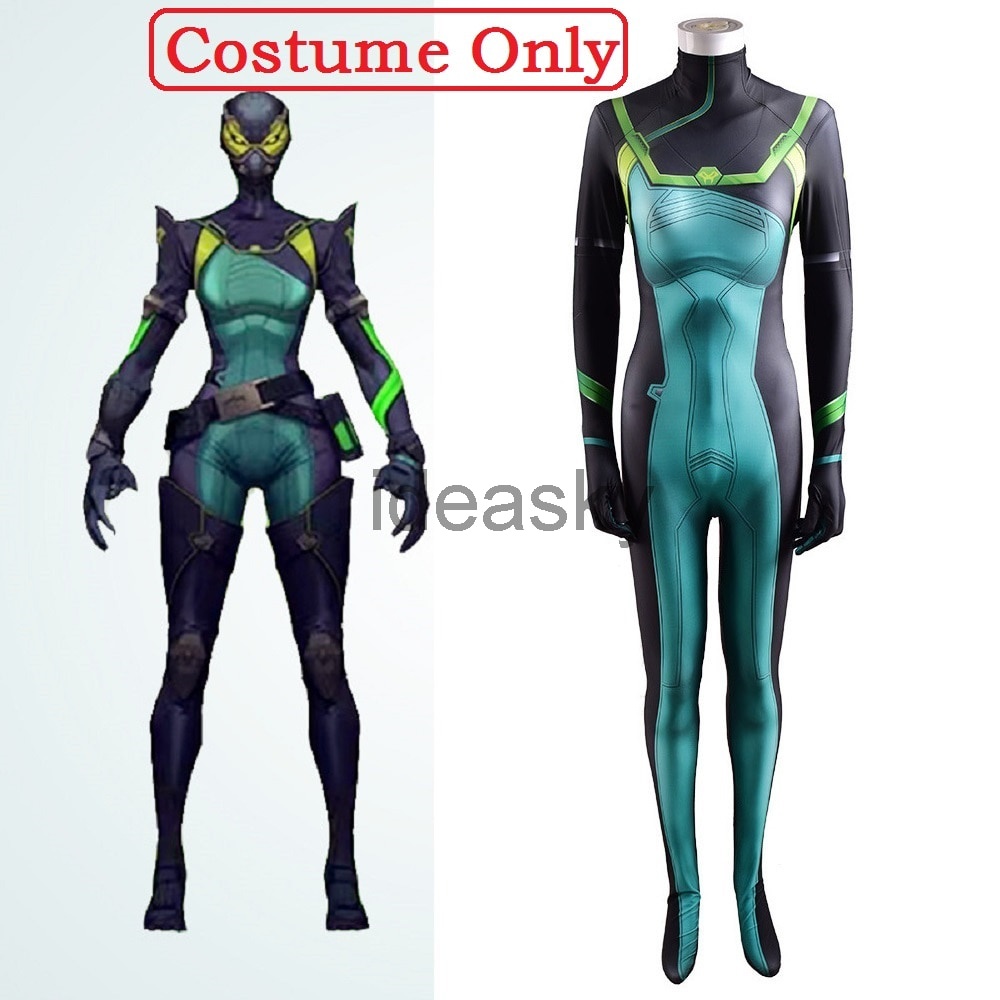 Jual Preorder Game Valorant Viper Cosplay Costume 3d Print Spandex