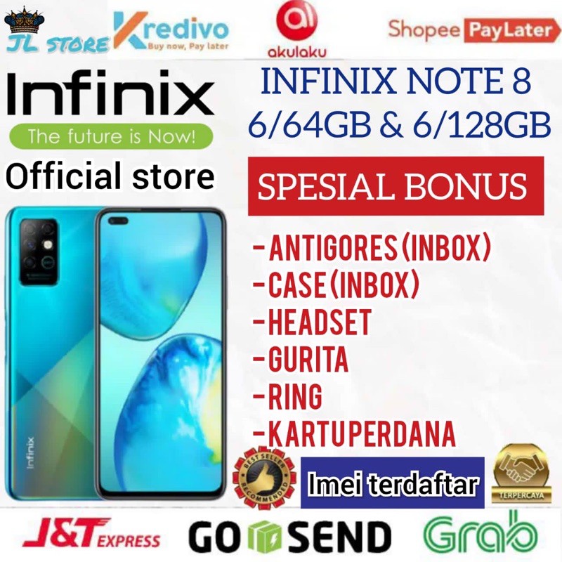 Jual INFINIX NOTE 8 RAM 6GB ROM 128GB GARANSI RESMI INFINIX | Shopee ...