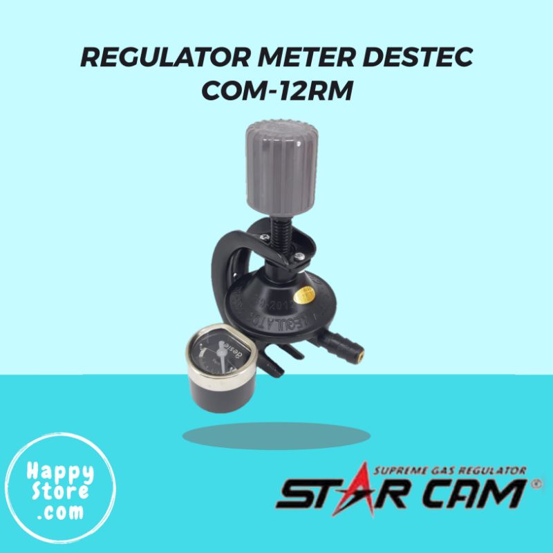 Jual REGULATOR GAS DESTEC METER COM-12RM TEKANAN RENDAH DENGAN METER ...
