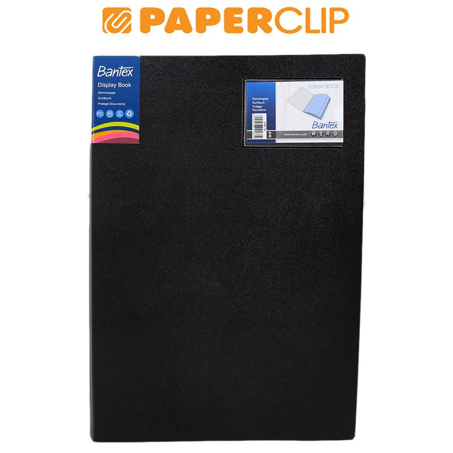 Jual DISPLAY BOOKS / CLEAR HOLDER BANTEX 3187 F4/60 10 BLACK | Shopee ...