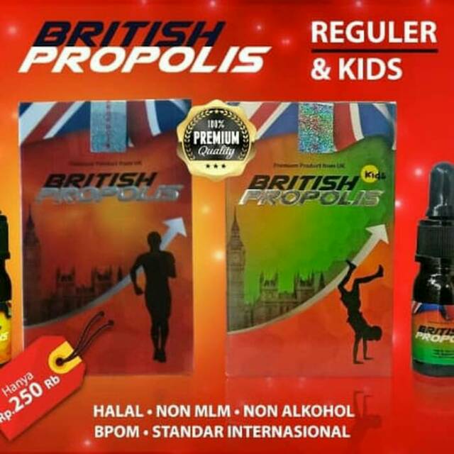 Jual BRITISH PROPOLIS DEWASA ( Original ) / Membantu Memelihara Daya ...