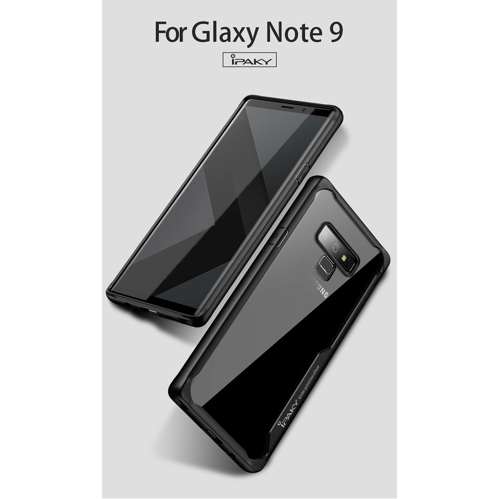 Jual Ipaky Samsung Galaxy Note 9 - Clear Acrylic Armor Case [ORIGINAL] | Shopee Indonesia