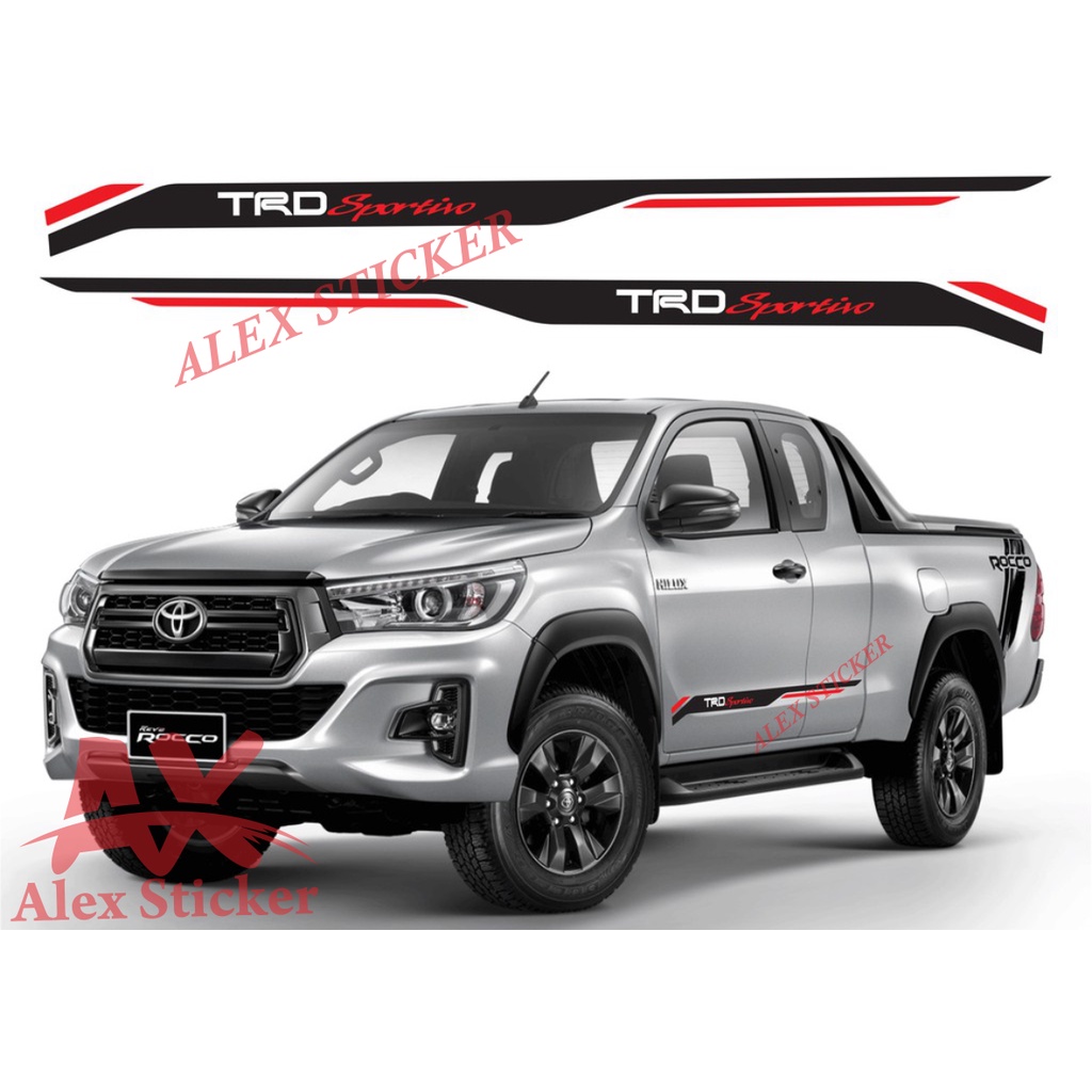 Jual STIKER HILUX STICKER MOBIL TOYOTA HILUX NAVARA RANGER TRITON ...