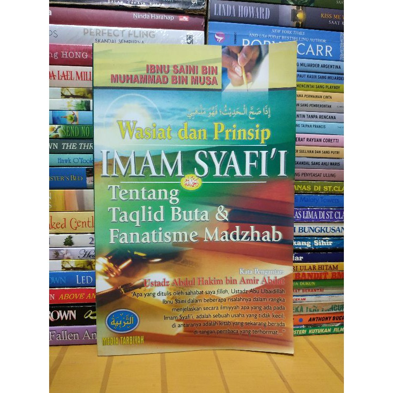 Jual Buku wasiat dan prinsip imam syafii tentang taqlid buta dan ...
