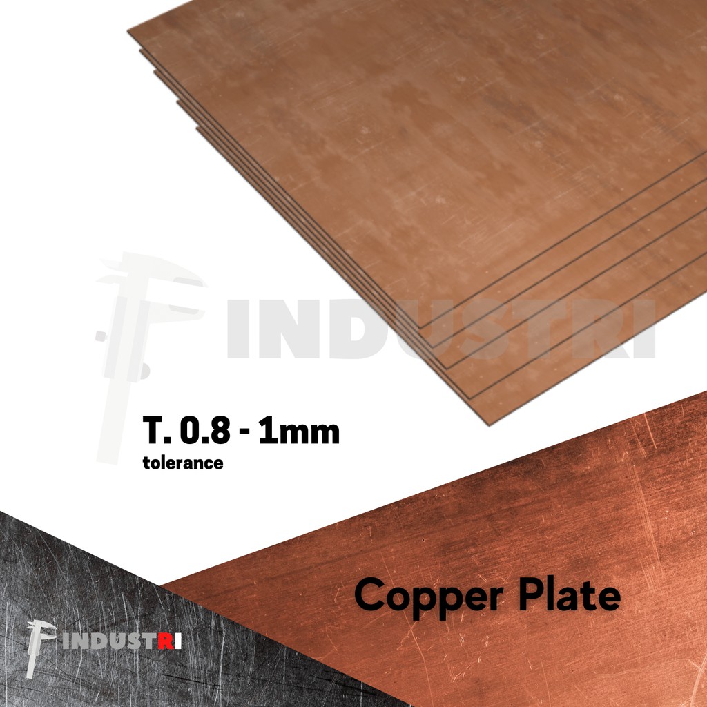 Jual Plat Tembaga 1mm| Copper Plate ukuran custom TERMURAH ...