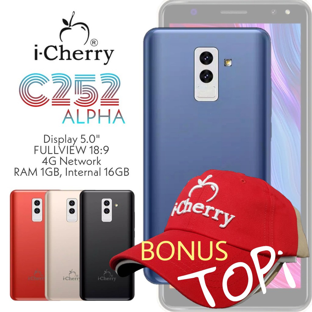 Jual [SALE] iCHERRY C252 Alpha 4G - HP Android 4G 5" FullView - RAM 1GB ...