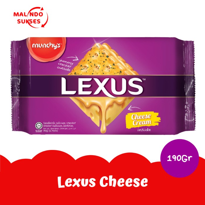 Jual Wafer-Biskuit- Lexus Cheese Family Pack 190 Gr -Biskuit-Wafer ...