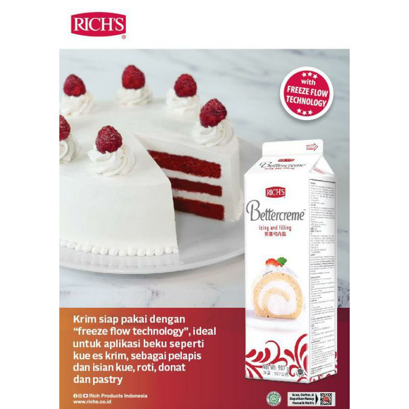 Jual Rich's Bettercreme 907 gram × 12 pcs | Shopee Indonesia
