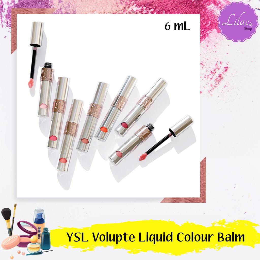 Jual YSL YVES SAINT LAURENT VOLUPTE LIQUID COLOUR BALM | Shopee Indonesia