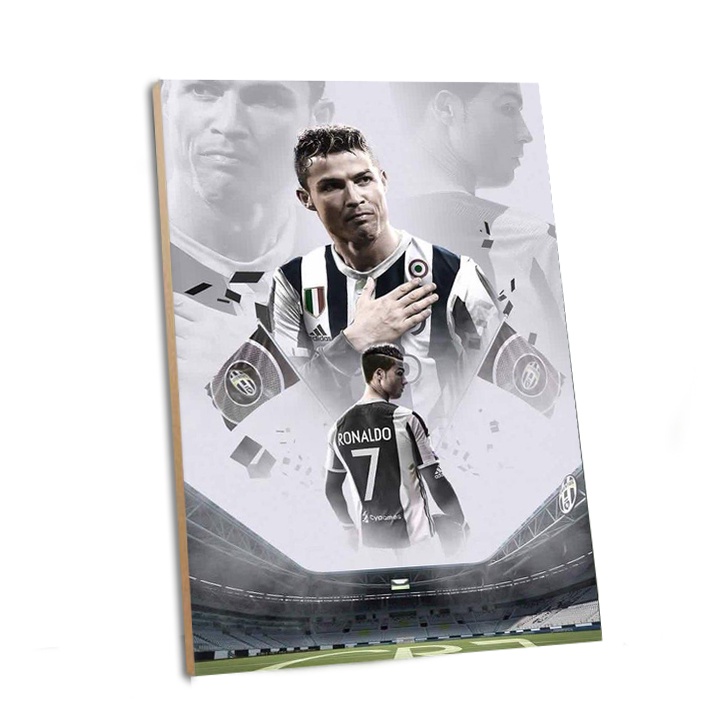 Jual Poster Cristiano Ronaldo/Hiasan Dinding Kayu 6mm /Poster CR7/Wall ...