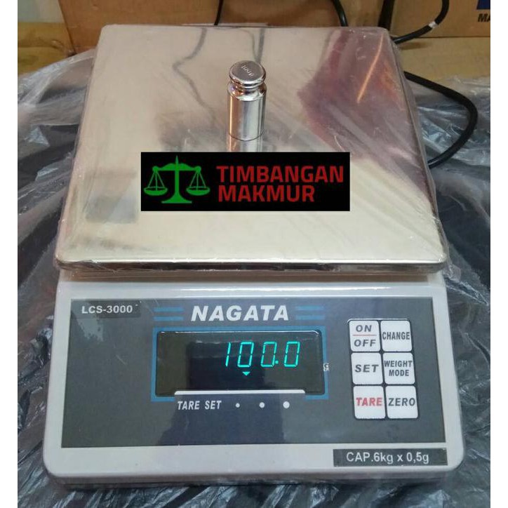 Jual Timbangan Digital Nagata Lcs-3000 - 3Kg X 0.2G Terbaru | Shopee Indonesia