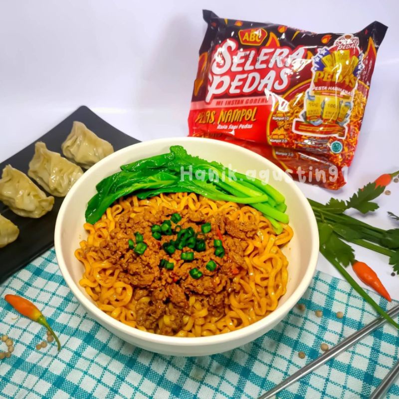 Jual ABC Selera Pedas Mi Instan Goreng Pedas Nampol Rasa Sapi Pedas 70 ...