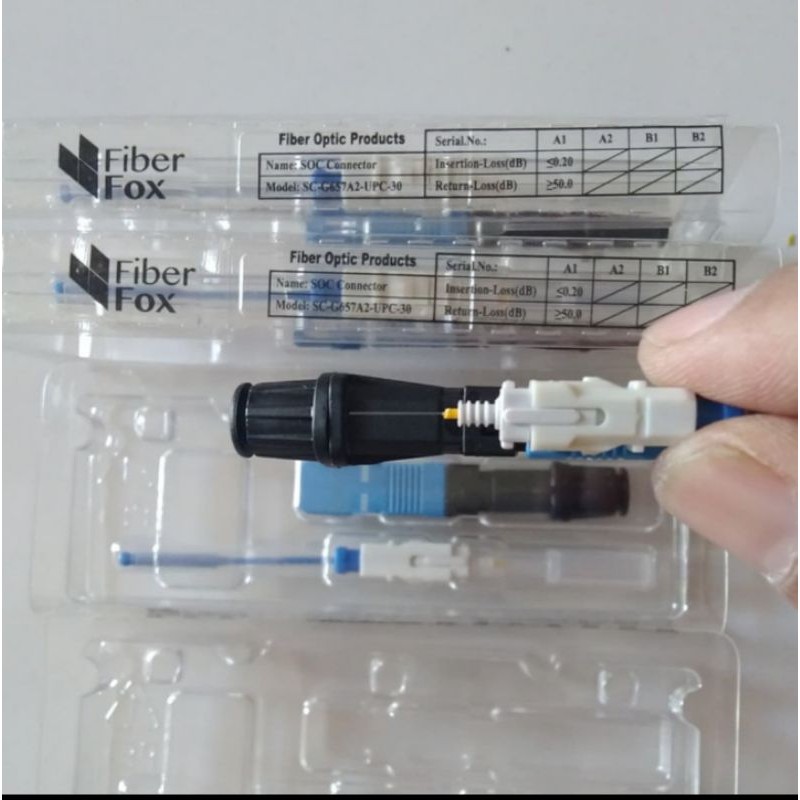 Jual SOC Fiber Fox Splice On Connector FO SC UPC Setara Swift Ilsintech ...